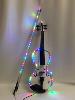 LED guitar and violin - Enlighted Designs